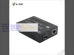 10/100M Fast Ethernet Media Converter (with External Power Supply) SFP Slot