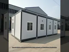 Apartment Prefab Folding House with Modern Design and Insulation of EPS/PU/Rock Wool