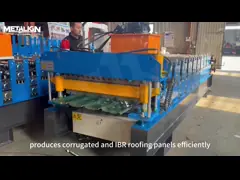 Double Deck Roof Panel Roll Forming Production Line For Trapezoidal And Corrugated Sheets