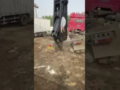 China 360 Degree Rotary Hydraulic Shear For Cutting Metal Scrap 6-50T Excavator Attachment for sale