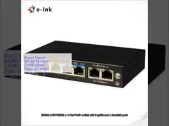 4-Port PoE+ (250m) Switch