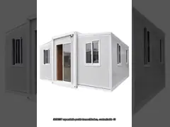 Customizable 18.5 sqm Expandable Prefab Home with Steel Frame