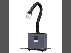 China FES200 210W Solder Smoke Extractor Portable Welding Fume Extractor Black for sale