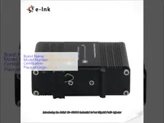 12~48VDC Power Input Industrial 2-Port Gigabit PoE+ Injector