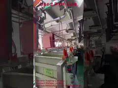 사용된 관통 구멍 도금 PTH 생산 라인 PCB