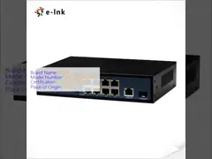 China 8-Port 10/100/1000T 802.3at PoE + 1-Port Uplink Ethernet + 1-Port Gigabit SFP Ethernet Switch for sale
