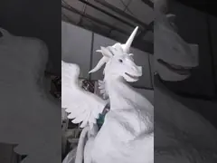 China Electric Artificial Flying Horse Model for Animal Park and Mall Decoration  for sale