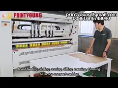 PRY-1800 Single Pass Automatic Carton Box Sample Cutting Machine