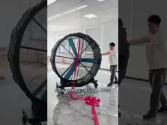 China Hand Push Mobile PMSM Industrial Cooling Fan - 900mm to 2000mm Diameter, 400W-600W Power, IP55 Rated for sale