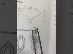 Lab Grown Marquise Diamond VVS-VS D-F Color IGI Certified