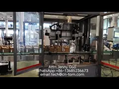 異なるボトル用の自動二頭追跡型キャッピングマシン