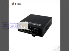 8-Port 10/100Base-TX + 1-Port 100Base-FX Fiber Ethernet Switch