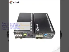 Mini-type DVI Fiber Optic Extender with external stereo audio