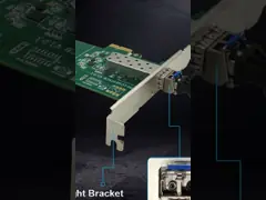 China 100M Fiber Optic LAN Card with IP multicast receive and filter support using 64 bit hash table  for sale