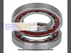 SKF 7007 ACD Angularly-Contacted Ball Bearing for Grease Lubrication 17000 R/min Max. Limited Speed 62 Mm Outer Diameter