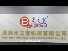 Custom 2-Digit Round LED Display for Speed Indicators