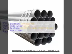 Welded Pipe Supply 304 SS316 Stainless Steel tube