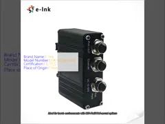 EN50155 Industrial 10/100/1000M 90W PoE Injector with M12 connector