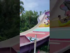 China New Products Playground Equipment Slides Kids & Adult Outdoor Surf Rainbow Water Slide for Sale for sale