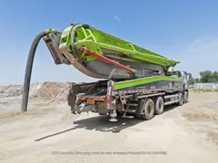 Used 2020 Zoomlion 56m pump truck with Sitrak chasis for hot sale
