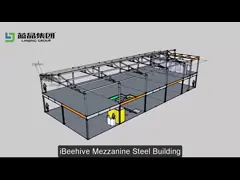 China Prefabricated Steel Structure Industrial Factory Metal Frame Structure Building for Cold Storage Warehouse for sale