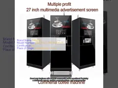 China Commercial Automatic Coffee Vending Machine with 27-Inch Touchscreen for sale