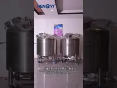 1000L Stainless Steel Movable Storage Tank for Chemicals Cosmetics Creams