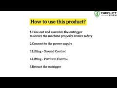 China 120Kg Lightweight Portable Aerial Work Platform For Loading / Unloading Truck for sale