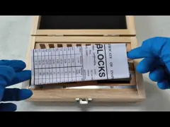 Juego de bloques patrón rectangulares de 32 piezas, grado 0, para inspección y calibración de laboratorio