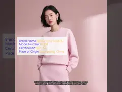 Soft And Comfortable 58% Cotton 42% Polyester Blend 210GSM Gentle Casual Fall And Winter Sweatshirts And Pants