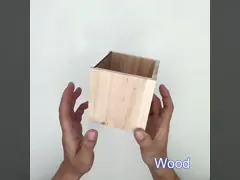 China Diy Sublimation Pencil Wood Box Gift For Students Photo Pencil Box for heat transfer for sale