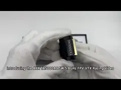 China UAV Video Transmitter AKK 5W FPV VTX 96CH Video Transmitter Support Smart Audio Video Link for sale