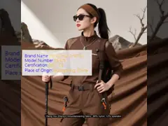 Mountaineering Clothing Fabric 88% Nylon 12% Spandex 250GSM Moisture Wicking Quick Dry Outdoor Hiking Pants