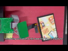China 5 Inch TFT LCD Display 500 Nits TTL Display 40 PIN With TTL Interface for sale