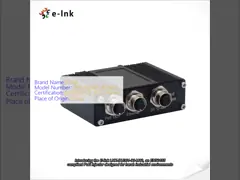 EN50155 Industrial 10/100/1000M 90W PoE Injector with M12 connector