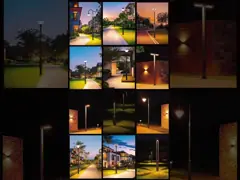 25W 35W Solar Garden Light IP65 Waterproof Aluminum Outdoor Lamp