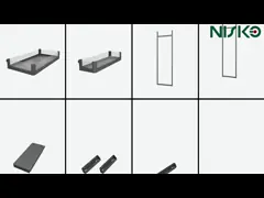 How to install kitchen accessories, Glass Pantry installation, pull out bottle . kitchen organizer