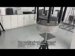China 1.5km Interference Fixed Anti Drone Jammer 6 Bands Drone Signal Jammer for sale