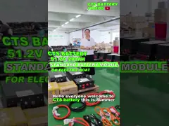 China CTS Electric Boat Battery Module 51.2V 280Ah Marine Lithium Battery Support Connect in Series or Parallel for sale