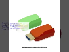 Mini HDMI 4K/30Hz su estensore a fibra multimode a singolo nucleo