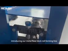 China High-Strength Floor Deck Roll Forming Machine With 18 Forming Stations And Wall Panel Frame for sale