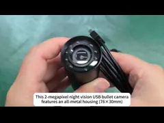 2MP HD 1080p Infrarrojo de visión nocturna cabeza de bala de circuito cerrado cámara de televisión