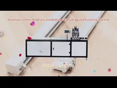 Automatic 50mm Headrails and Bottom rails Cutting and Punching Machine