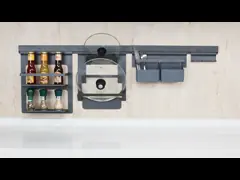 Kitchen Wall-mounted Seasoning Holder Organizer Shelf with I-pad set ,you can cook when video call