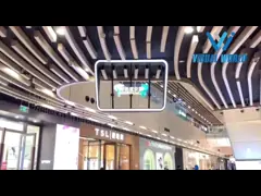 P6.25 Indoor Holographic Transparent LED Display SMD1415 High Transparent Rate 70%