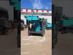 Pneumatic ST350 type water well drilling rig with fast drilling speed