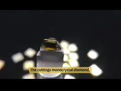 Giallo Monocristallino Diamante Quadrato HPHT CVD Diamante Per Strumenti Diamante
