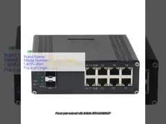 Industrial L2+ 8-Port 10/100/1000T 802.3at PoE + 2-Port 1000X SFP Managed Ethernet Switch