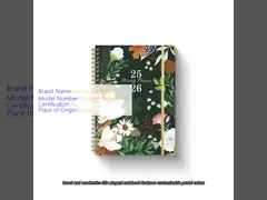 High Durability Spiral Hardcover Notebook in Beautiful Pastel Colors