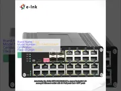 Industrial L2+ 24-Port 10/100/1000T 802.3at PoE + 4-Port 1000X SFP Managed Ethernet Switch